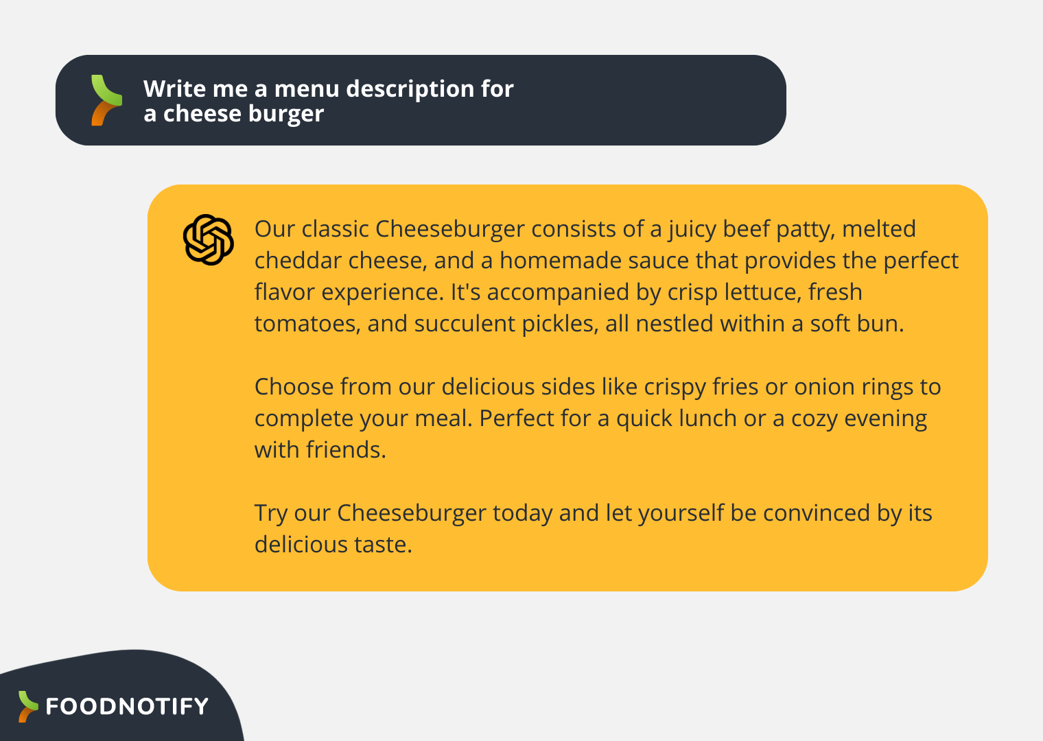 ChatGPT for Restaurants | FoodNotify Hospitality Blog